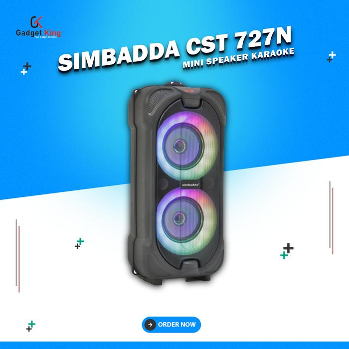 Jual Simbadda CST 727N Bluetooth Karaoke Speaker Komputer PC HP Laptop ...