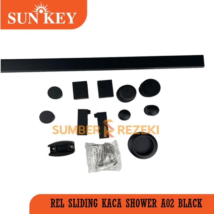 Jual Rel Sliding Kaca Shower A02 Sett Hitam - Kota Tangerang Selatan ...