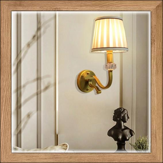 Jual Lampu hias dinding kap kain putih tulang HOTEL CLASSIC ANTIQUE ...