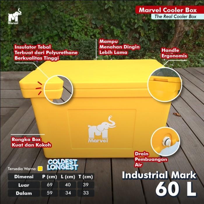 Jual Cooler Box Ice Marvel Industrial Terbaik Besar Claris Terbaik Ikan ...