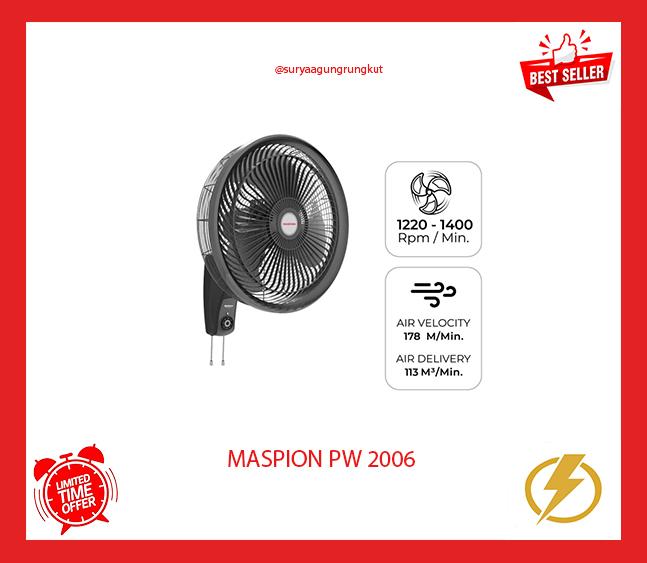 Jual POWER FAN MASPION 20 INCH 80 WATT - PW 2006 - Kota Surabaya ...