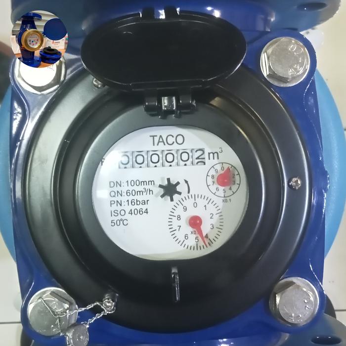 Jual Water Meter/ Meteran Air Merk TACO sizes 4 inch, Dn 100 Mam ...