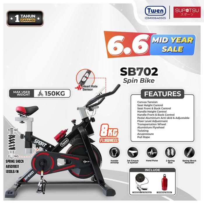 Jual Alat Fitness TWEN SB702 Spinning Bike Spin Bike Sepeda Statis - Kab. Tangerang - SUPOTSU ...