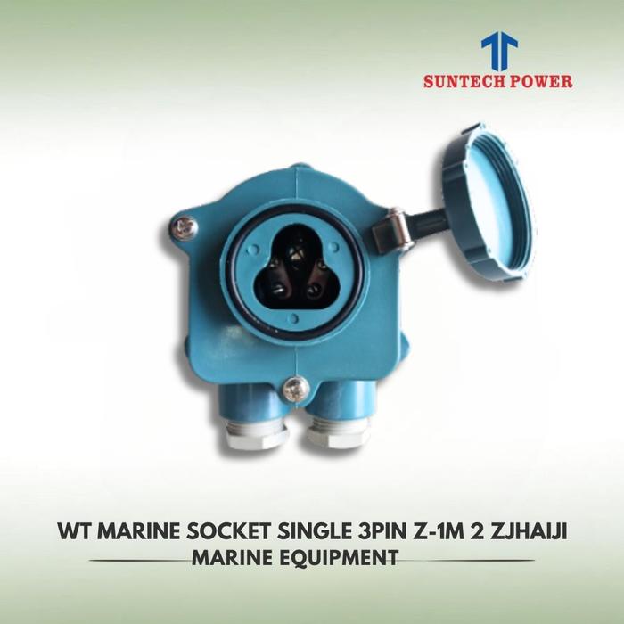 Jual WT Marine Socket Single Watertight 3 PIN Z-1M 250V 20A IP56 Impa ...