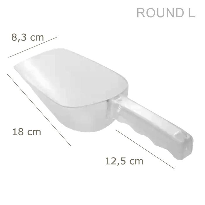 Jual Sekop Sendok Es Batu Plastik Akrilik Jumbo Ice Cube Scoop ...