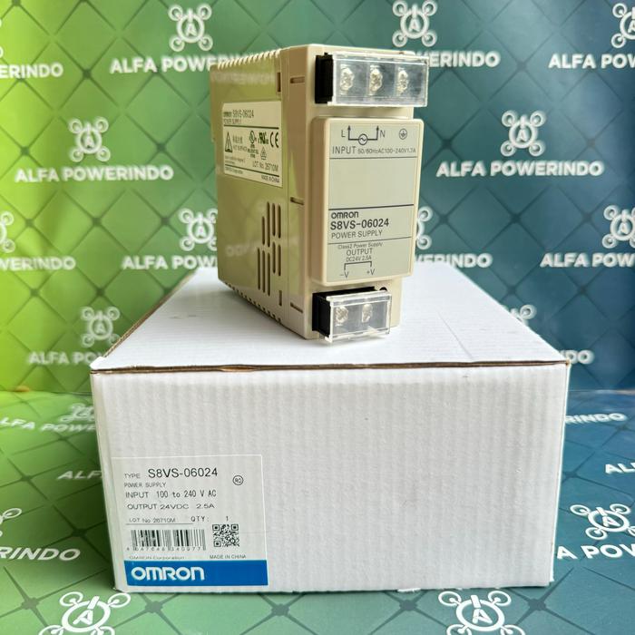 Jual Omron S8VS-06024 24VDC 2.5A Power Supply - Jakarta Selatan - Alfa Powerindo | Tokopedia