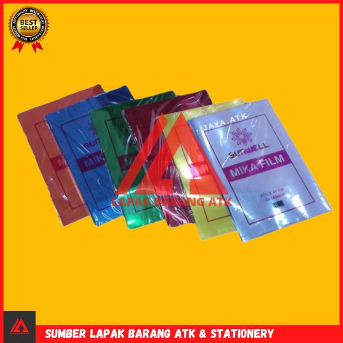Jual plastik mika jilid warna / sampul cover buku - Jakarta Selatan - Sumber Lapak ATK | Tokopedia