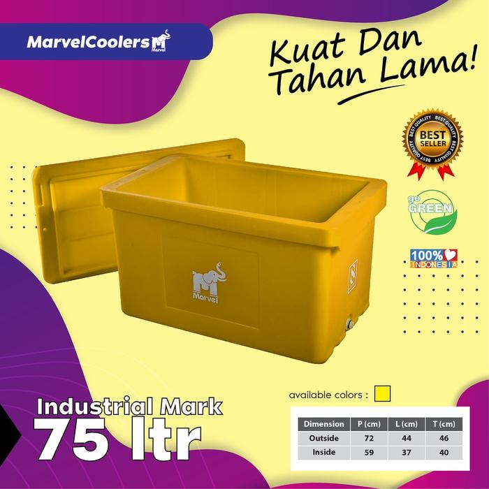 Jual Cooler Box Ice Marvel Industrial Terbaik Besar Claris Terbaik Ikan ...