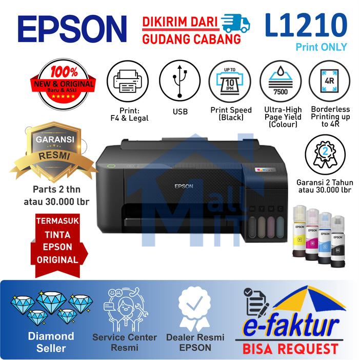 Promo Printer Epson L1210 L-1210 L 1210 pengganti L1110 L-1110 L 1110 ...