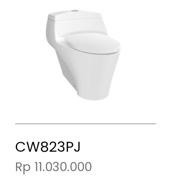 Jual CLOSET DUDUK MERK TOTO TIPE CW823PJ WARNA PUTIH - Kab. Bandung ...