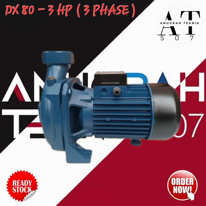 Jual Pompa Air Centrifugal DRAKOS DX 80-3Hp 3 Phase Pompa Centrifugal ...