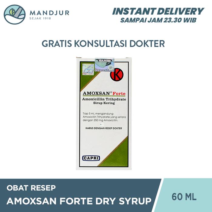 Jual Amoxsan Forte Dry Sirup 60 mL / Antibiotik - Jakarta Pusat ...