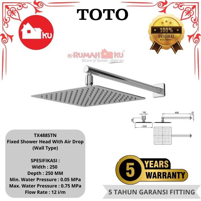 Promo SHOWER TOTO TX488STN / TX 488 STN FIXED SHOWER HEAD Cicil 0% 3x - Jakarta Barat - Rumahku ...