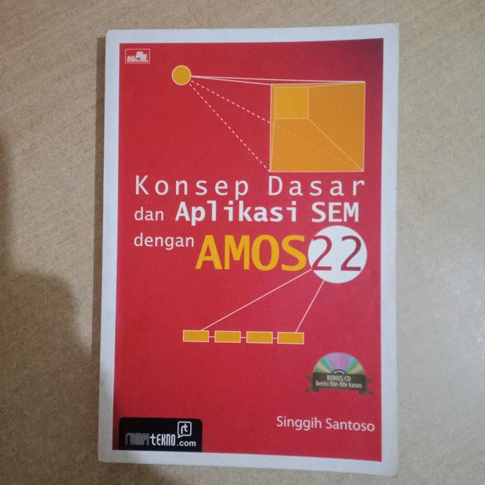 Jual Buku Konsep Dasar dan Aplikasi SEM dengan Amossa 22 Singgih ...