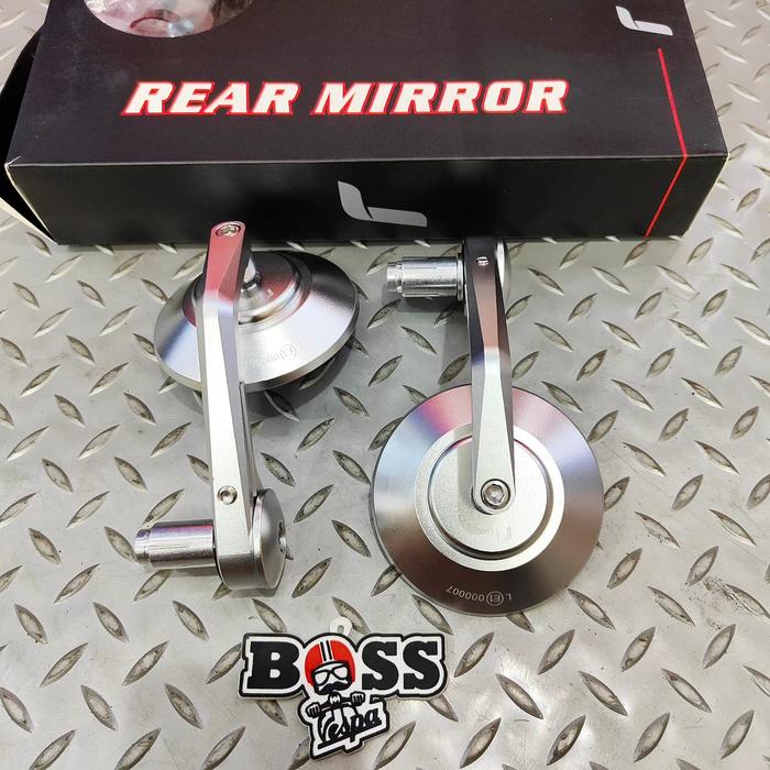 Jual Spion Bar End Replika Rizoma Class Retro Silver Universal Vespa ...