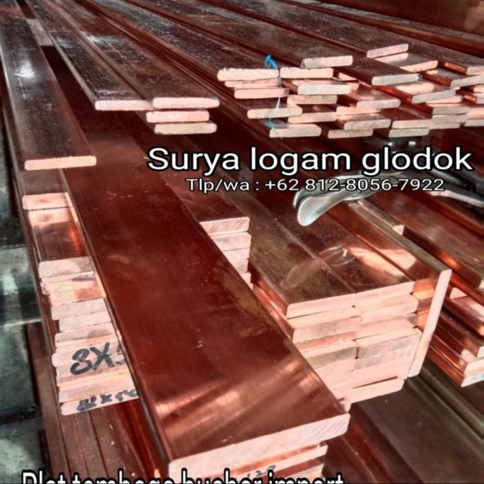 Jual Plat Strip Tembaga Busbar 2mm x 15mm x 100mm - Jakarta Barat ...