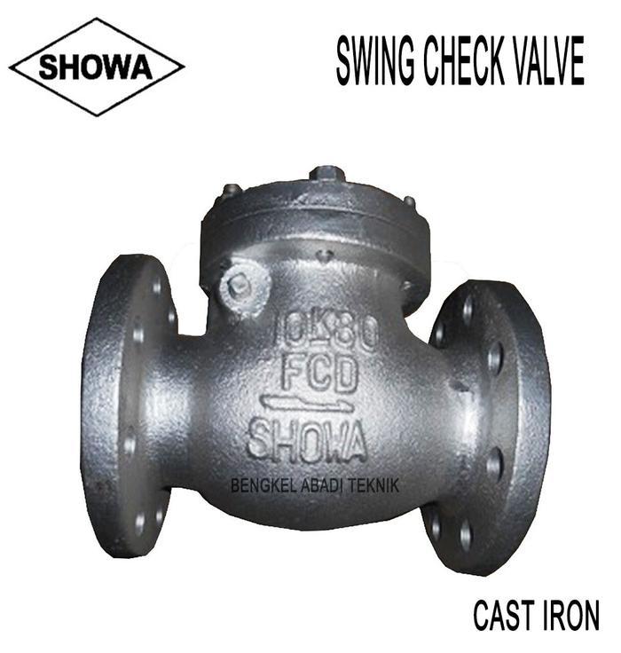 Jual SHOWA SWING CHECK VALVE DN100 (4") CAST IRON - Jakarta Barat ...