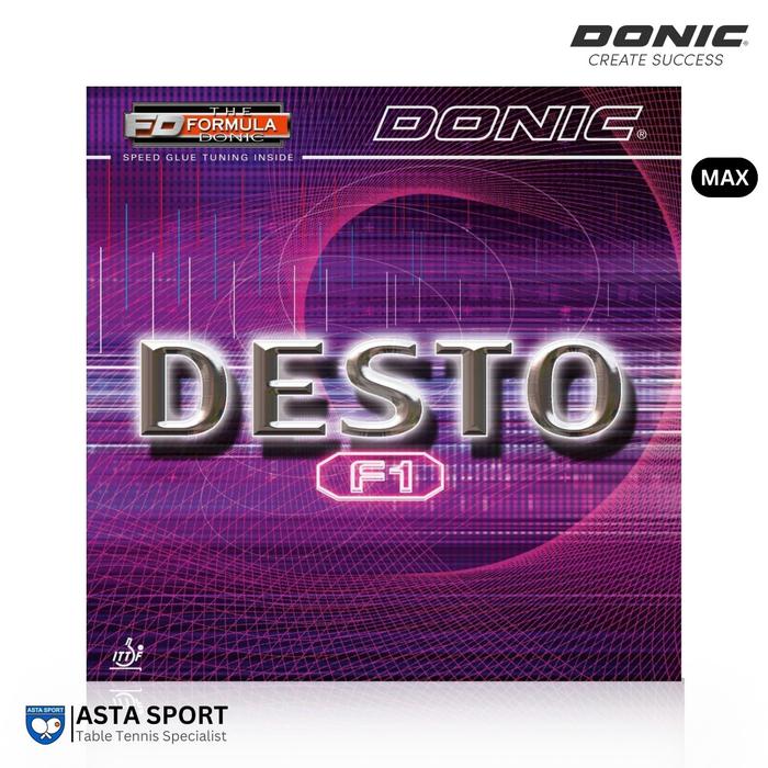 Promo DONIC Desto F1 Karet Pingpong Rubber Tenis Meja - Hitam Cicil 0% ...