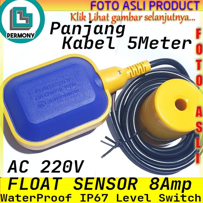 Jual Water Level Float Sensor Air Otomatis Pelampung Radar Switch ...