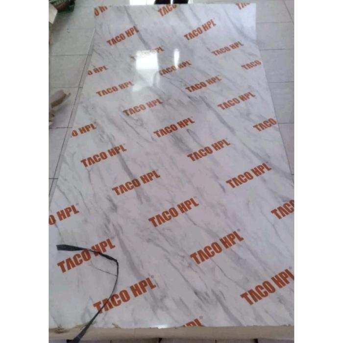 Jual hpl TACO lapisan meja lemari TH887JG white marble putih marmer ...