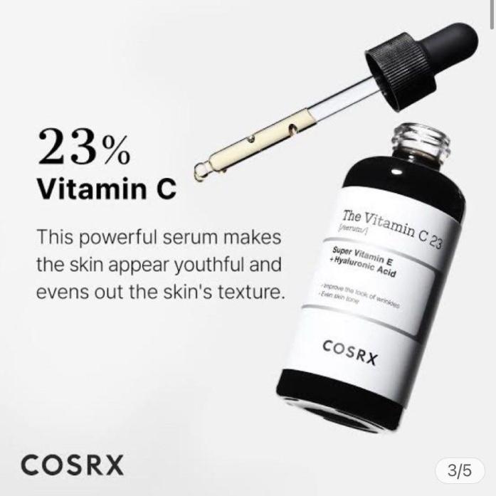 Jual Cosrx Real Fit Vitamin C 23 Serum 20ml Di Seller Velvet Store - Cengkareng Timur, Kota ...