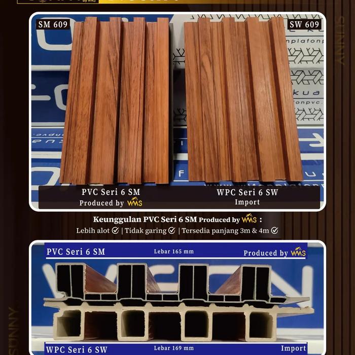 Jual WPC Wall Panel / WPC Panel Dinding / Wall panel / Interior rumah ...