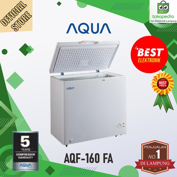 Jual Chest Freezer AQUA AQF 160FA Freezer Box AQUA 150 Liter Garansi ...
