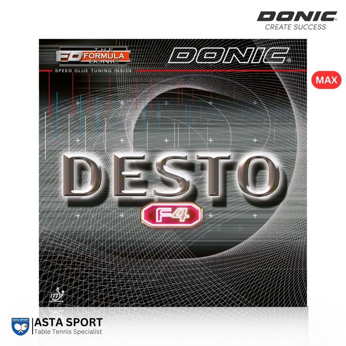 Promo DONIC Desto F4 Karet Pingpong Rubber Tenis Meja - Merah Cicil 0% 3x - Jakarta Barat - Asta ...