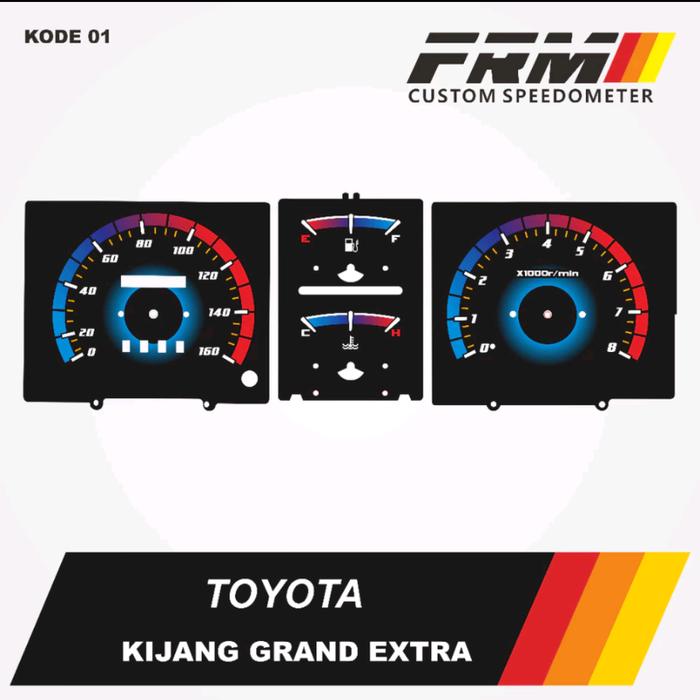 Jual Custom Panel Speedometer Kijang Grand Extra Rpm - Kab. Sleman ...