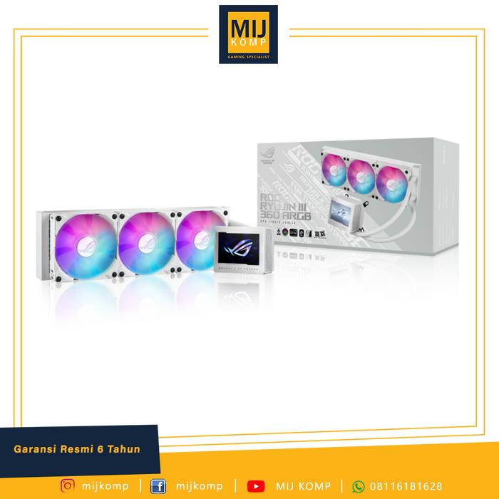 Jual AIO Liquid Cooler Asus ROG RYUJIN III 360 ARGB White - Kota Medan - MIJ KOMP | Tokopedia