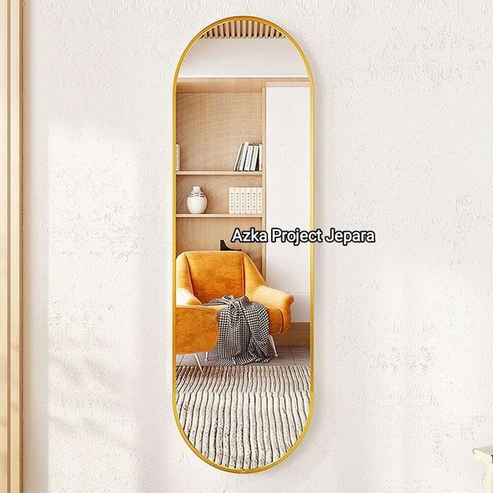 Jual CERMIN OVAL BESI GOLD / CERMIN DINDING FRAME BESI GOLD - Kab ...