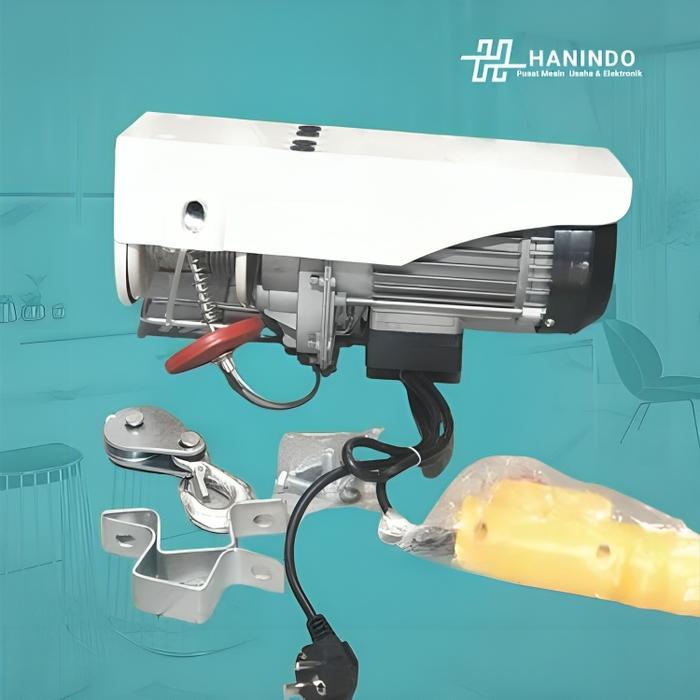 Jual Mini Electric Chain Hoist Katrol Listrik Sling 500kg 1/2 Ton ...