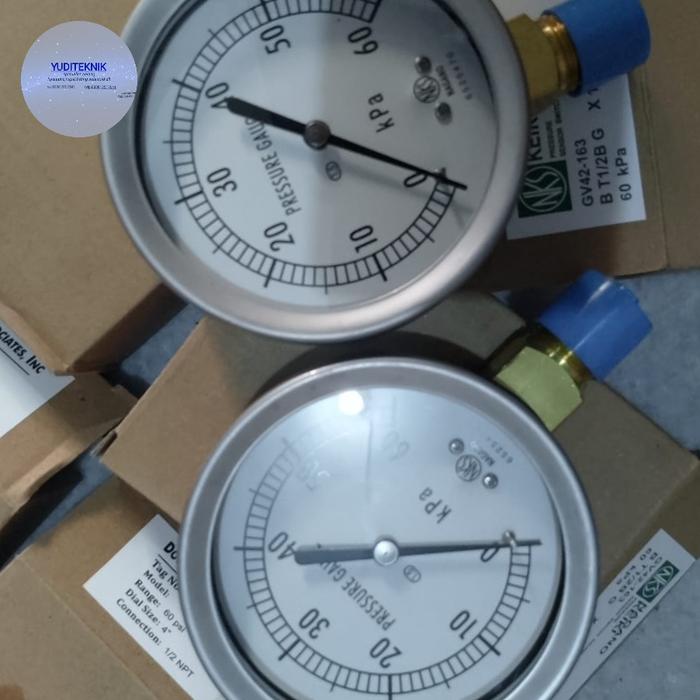 Jual Pressure gauge nisshin 60 KPA 4" STAINLESS - Jakarta Barat ...