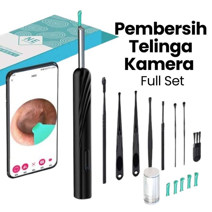 Promo Alat Pembersih Telinga Kamera Korek Kuping LED Endoskopi ...