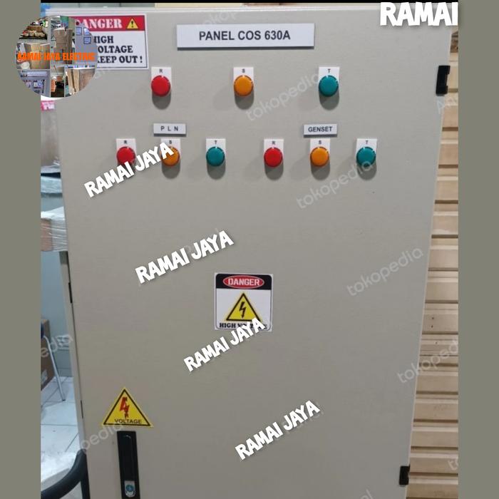 Jual PANEL CHANGE OVER SWITCH 630A COS PANEL COS 630 AMPER PANEL GENSET ...