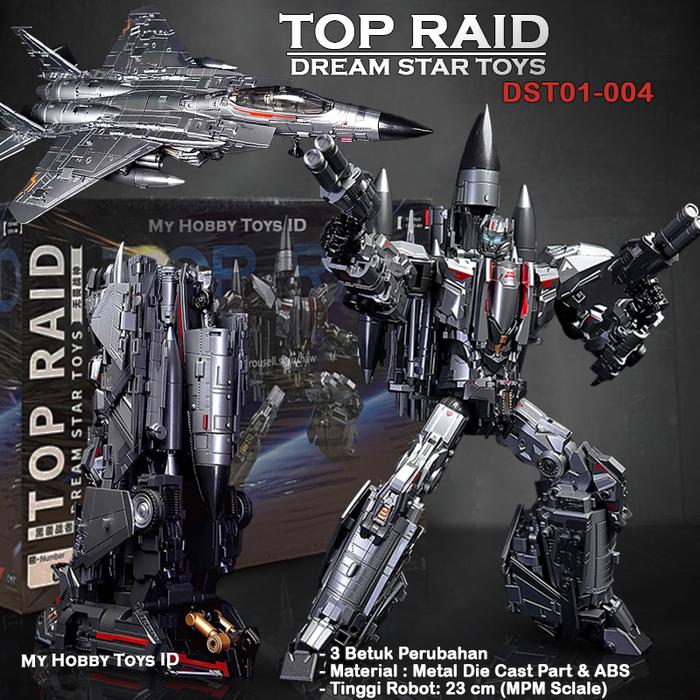 Jual Figure Robot Dream Star Toys DST01-004 Top Raid 3 Perubahan Jet ...