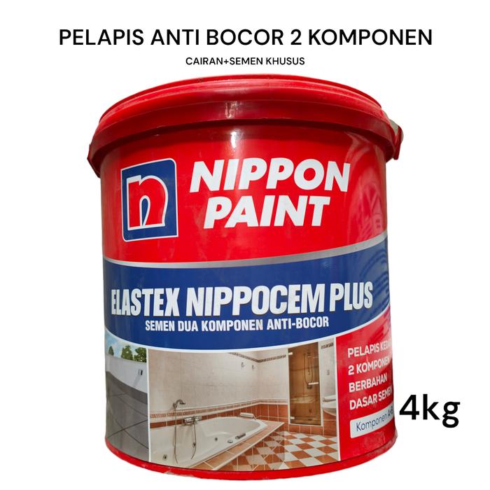 Jual elastex nippocem waterproofing pelapis anti bocor 2 komponen ...