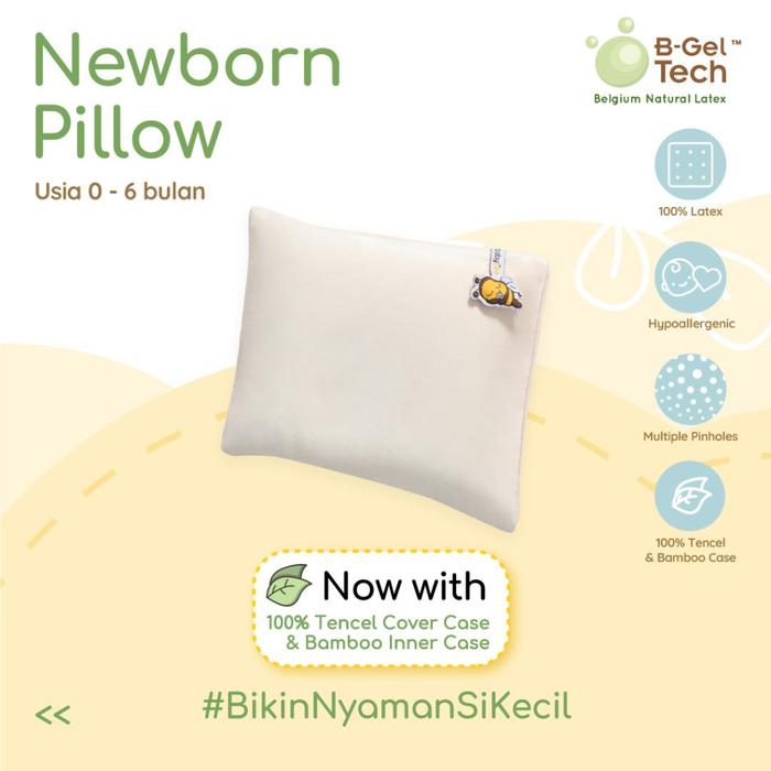 Jual Bantal Babybee Newborn Pillow with Case - Bantal Bayi Baby Bee ...