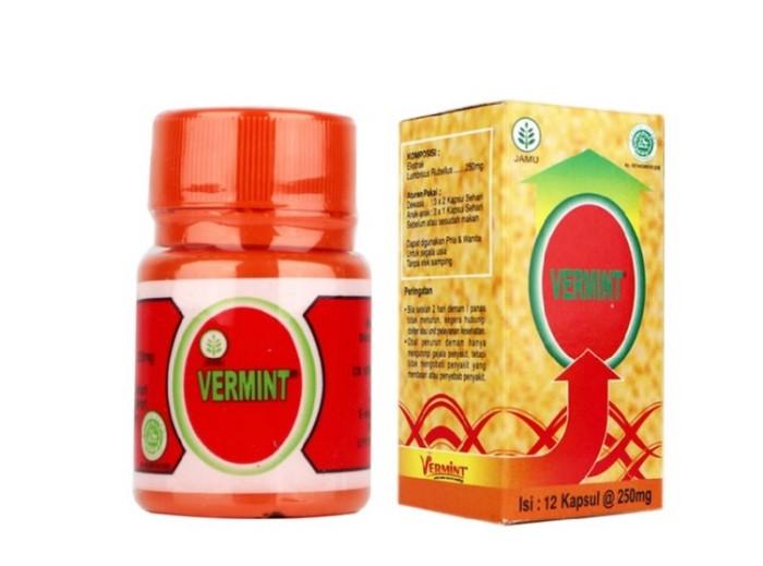 Jual VERMINT Ekstrak Cacing Kering / vermin u/ tipes / typus Isi 30 ...
