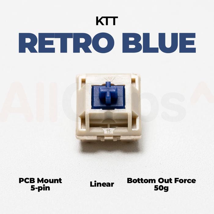 Promo KTT Retro Blue 50g POK Linear Switch PCB Mount - Jakarta Utara - AllCaps | Tokopedia