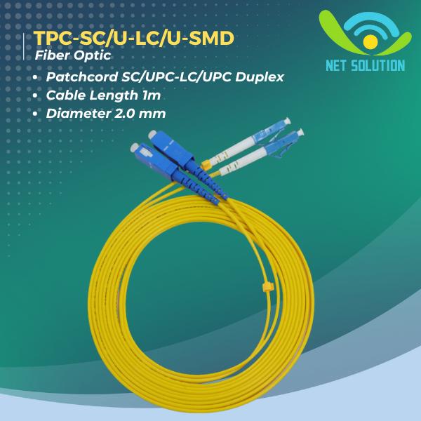Jual Patch Cord Fiber Optic SC/UPC-LC/UPC Single Mode 1-2-3-5-10-15-20M ...