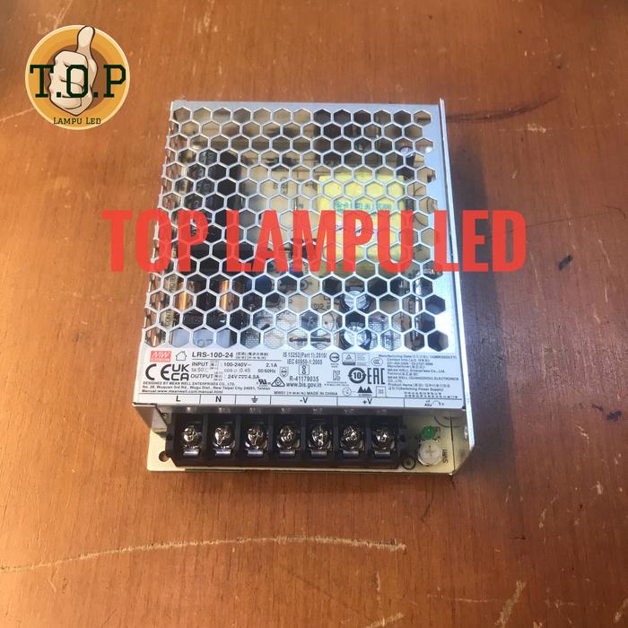 Jual Mean Well Power Supply 24V 4.5a 100w Trafo Adaptor 24v - Jakarta Pusat - Top Lampu LED ...