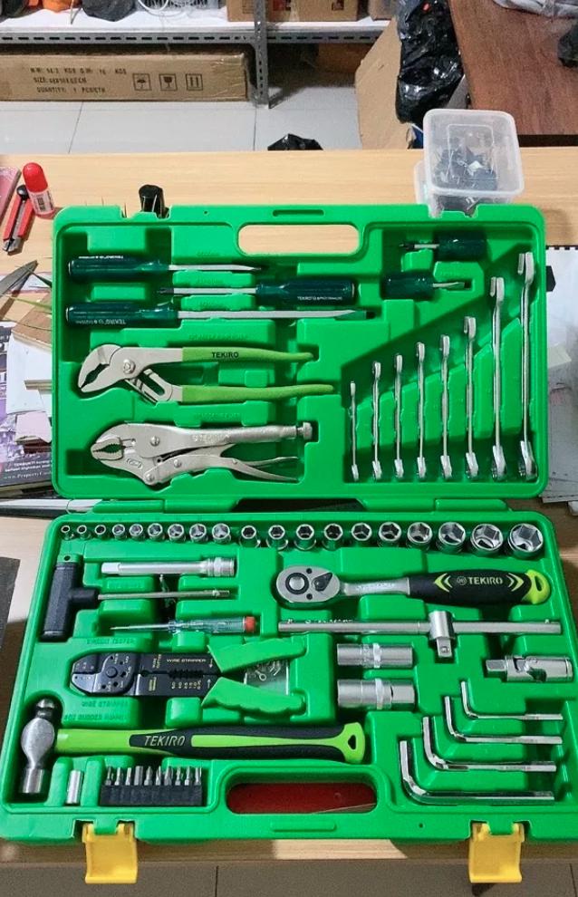 Jual Tekiro Tool Set Mechanic 100 pcs tool kit toolkit - Jakarta Barat ...