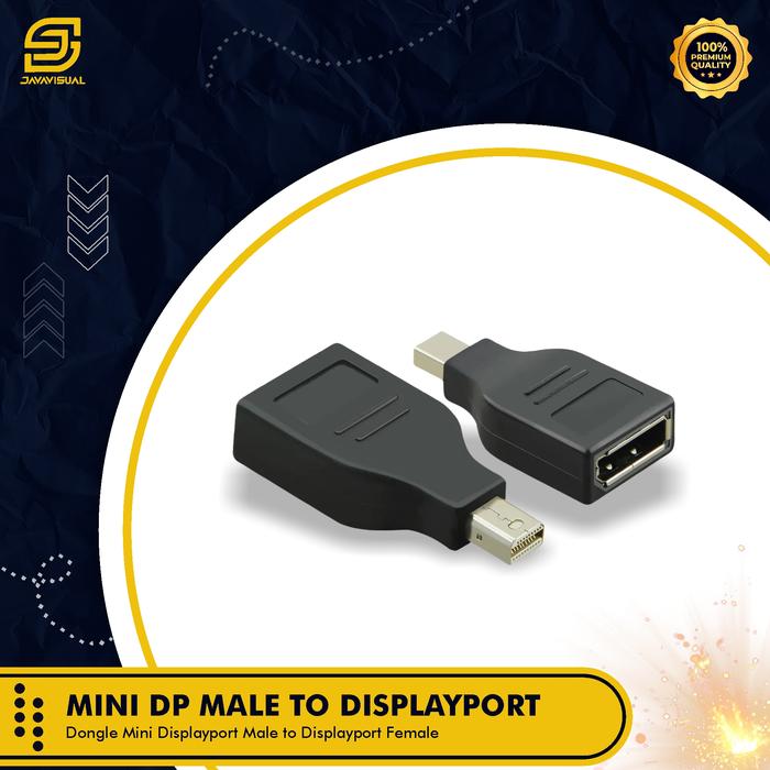 Jual Dongle Displayport Mini Male To DisplayPort DP Female Adapter ...