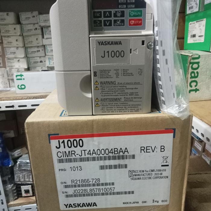 Jual INVERTER YASKAWA J1000 CIMR-JT4A0004BAA 1,5KW/0,75KW 3PH 380V ...