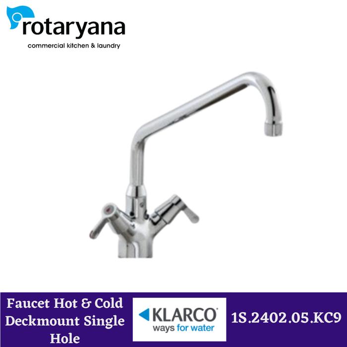 Jual Faucet Hot & Cold Deckmount Single Hole Klarco Model 1S.2402.05.KC9 - Jakarta Pusat ...