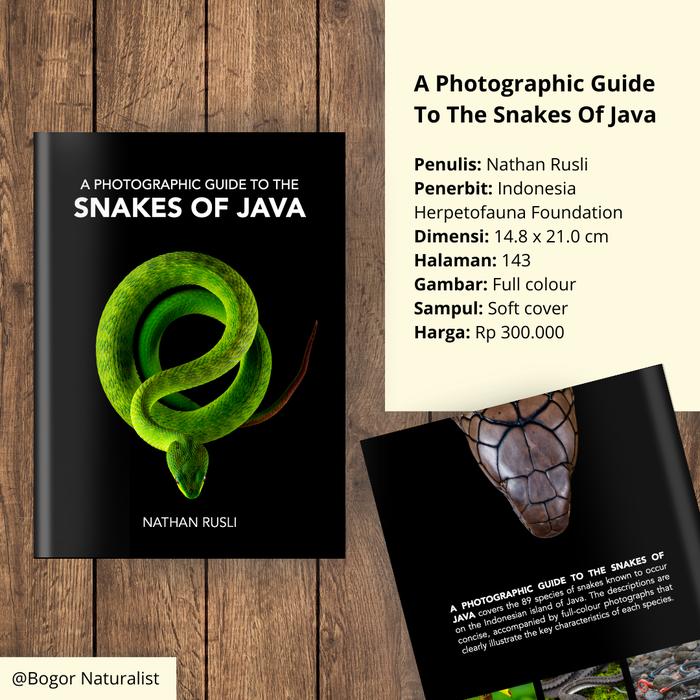 Jual Buku Snakes Of Java - A Photographic Guide to the Snakes of Java ...