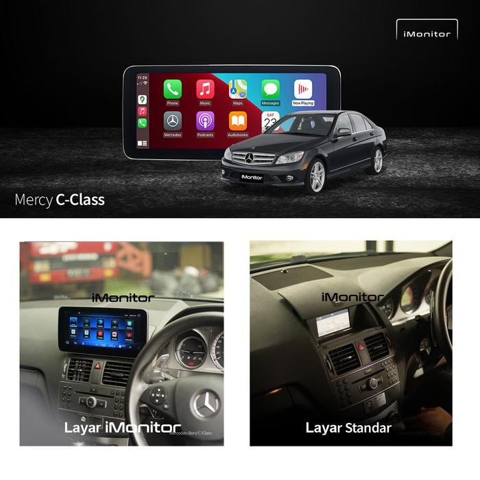 Jual iMonitor Monitor Mercedes Benz C Class Prefacelift - Jakarta Barat ...
