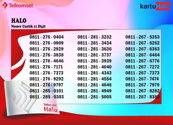 Jual NOMOR HALO 10 / 11 DIGIT ISTIMEWA / UNLIMITED - Kota Semarang - No ...