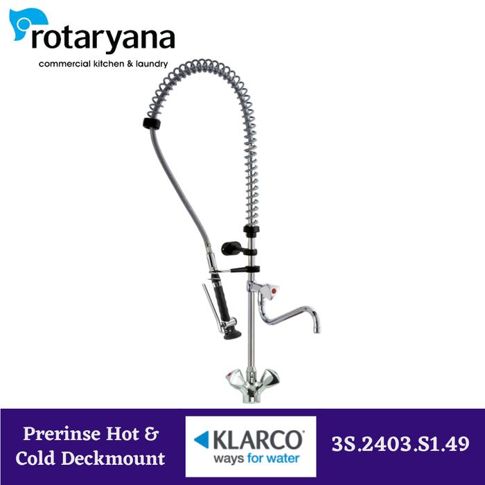 Jual Prerinse Hot & Cold Deckmount Klarco Model 3S.2403.S1.49 - Jakarta Pusat - Rotaryana_JKT ...